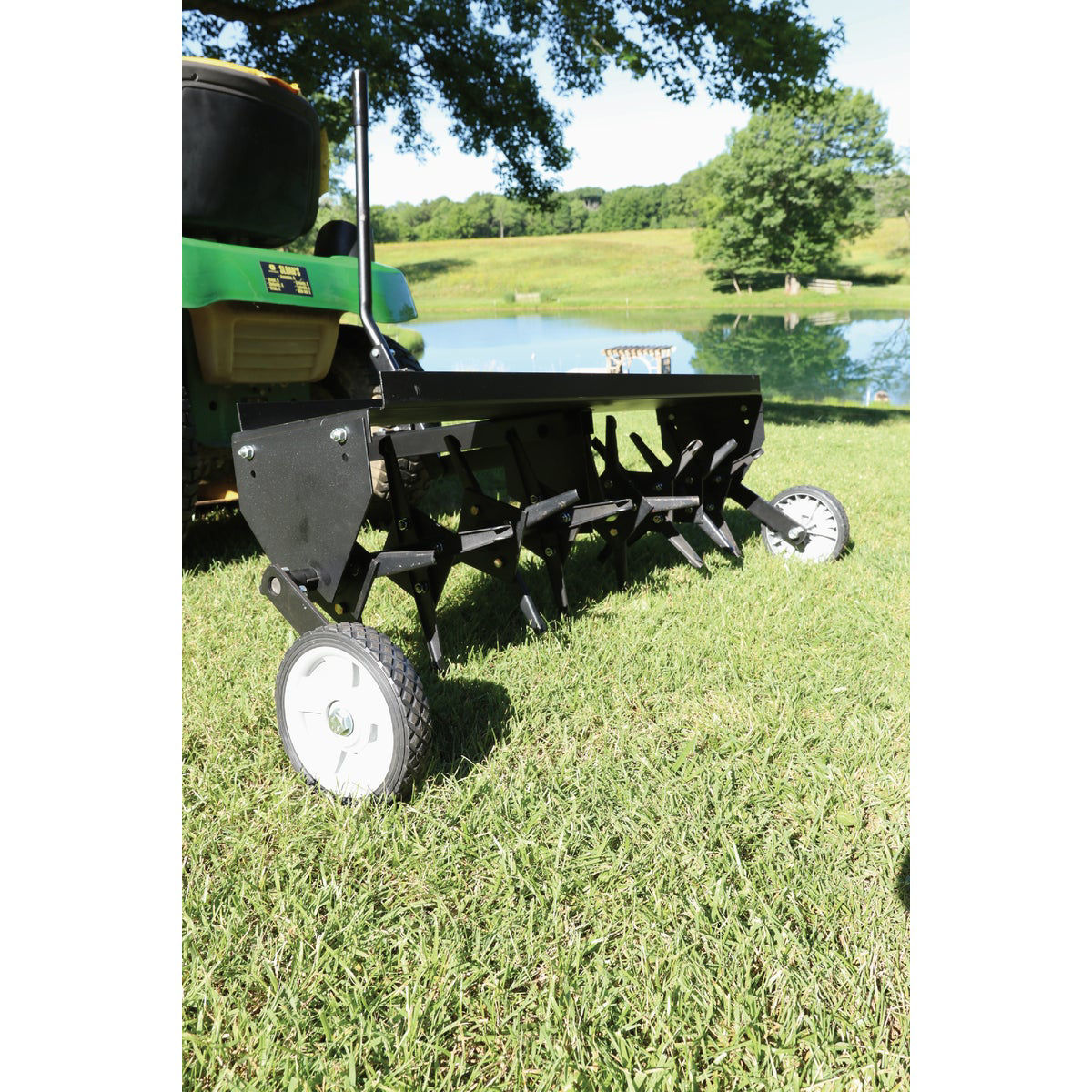 Precision 40 In. Tow-Behind Plug Aerator with Universal Hitch | Do it Best