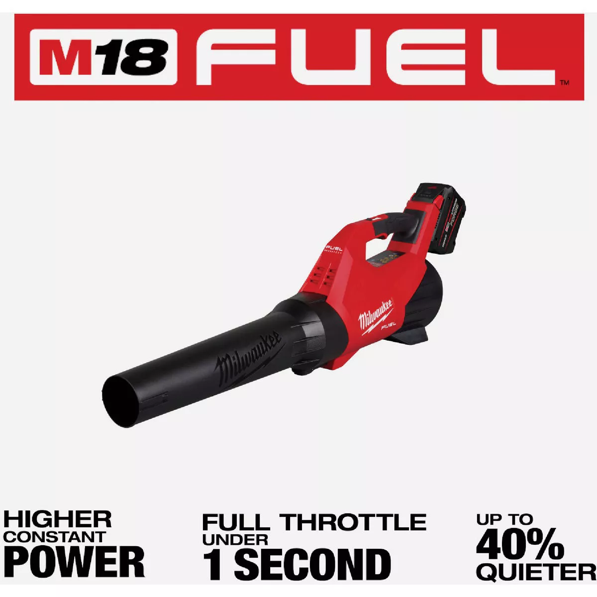 Milwaukee M18 FUEL Blower Kit With RedLithium Forge Battery & Charger ...