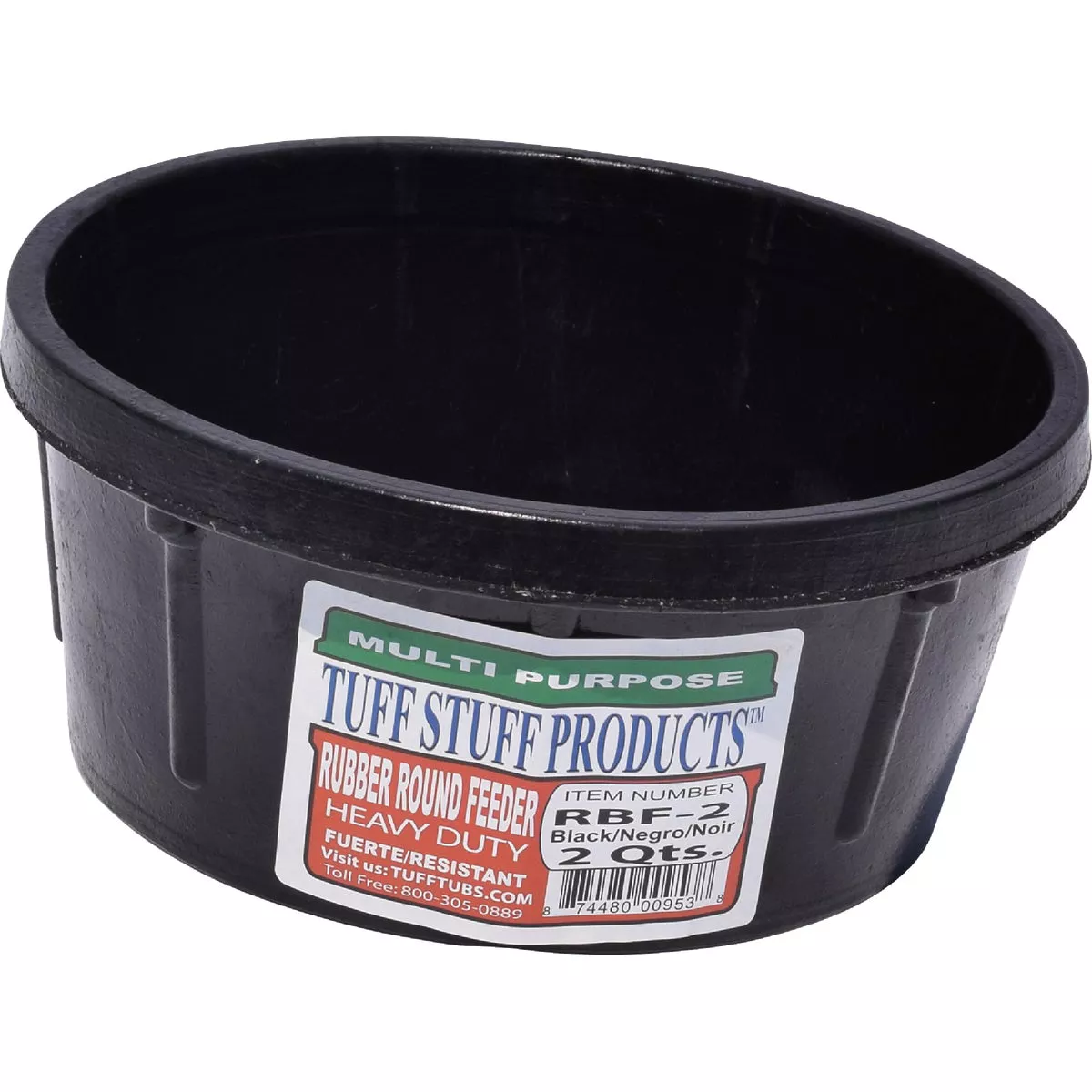 Tuff Stuff 2 Qt. Round Rubber Feeder | True Value Hardware