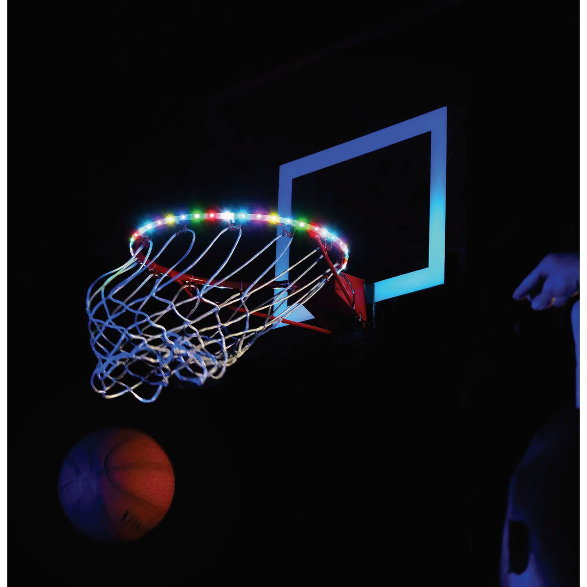 Brightz Hoopbrightz Color Morphing LED Basketball Rim Light Kit | Do it ...