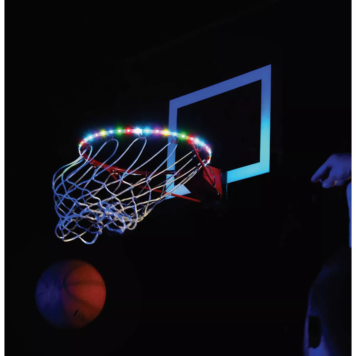Brightz Hoopbrightz Color Morphing LED Basketball Rim Light Kit | Do it ...
