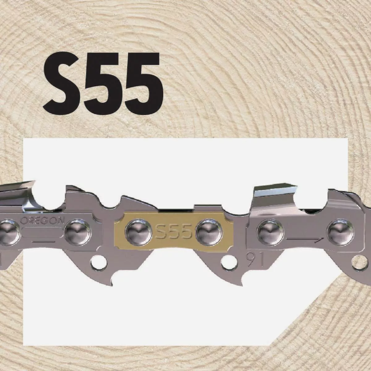 Oregon S55 AdvanceCut Chainsaw Chain for 16-Inch Bar -55 Drive Links ...