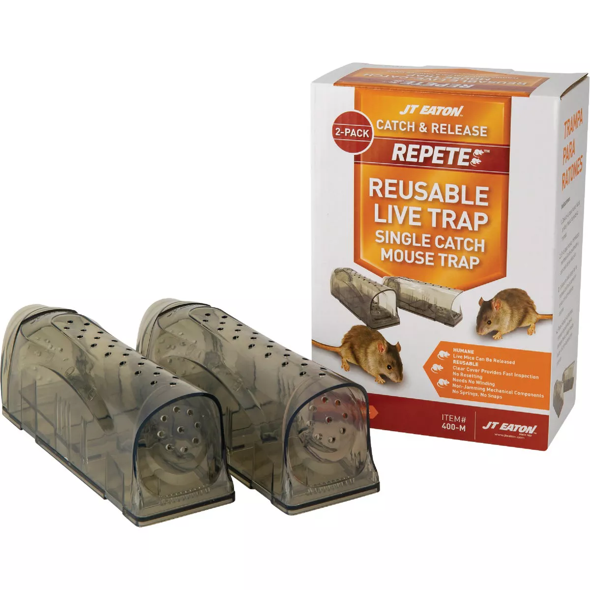 JT Eaton Repete Reusable Live Mouse Trap (2-Pack) | Do it Best