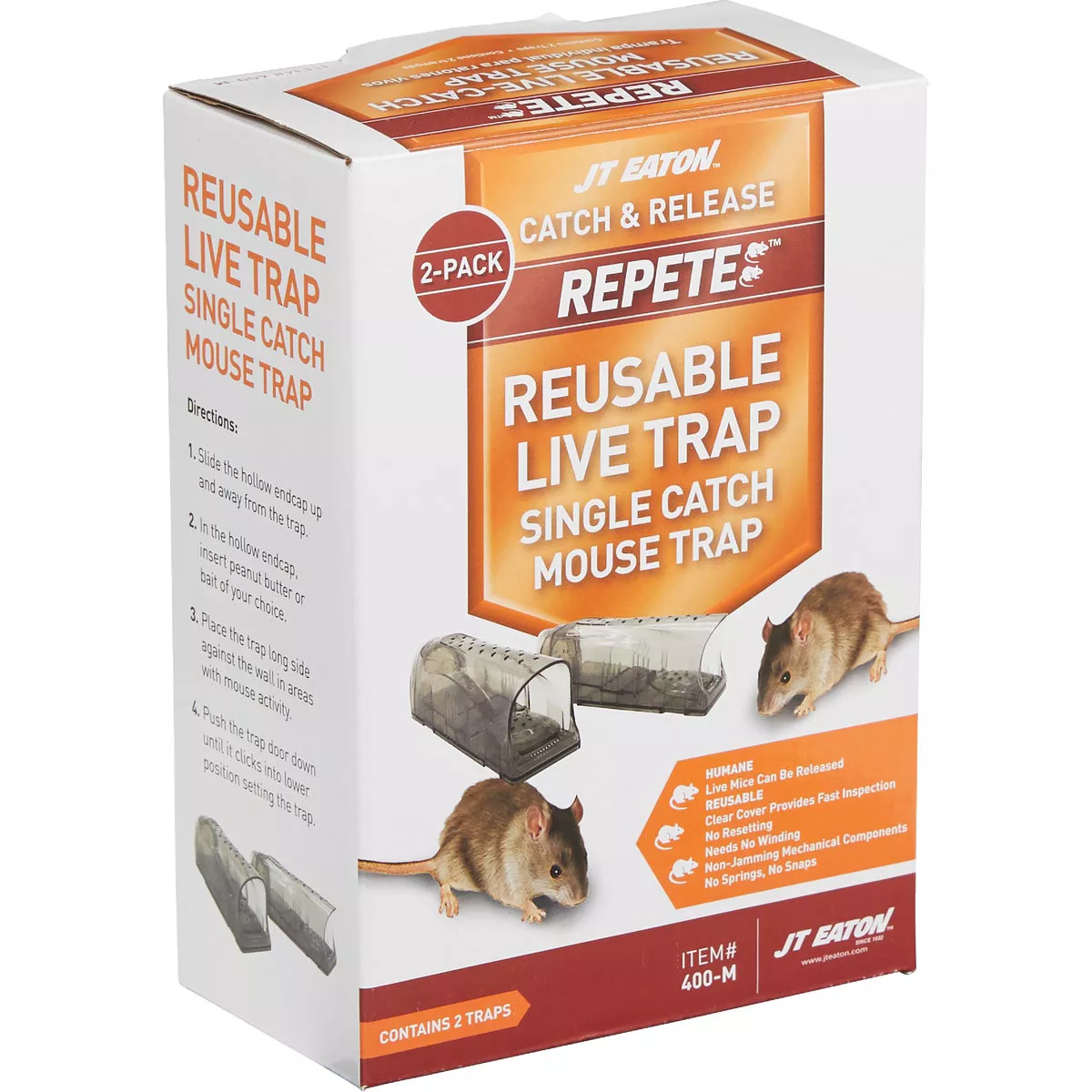 JT Eaton Repete Reusable Live Mouse Trap (2-Pack) | Do it Best