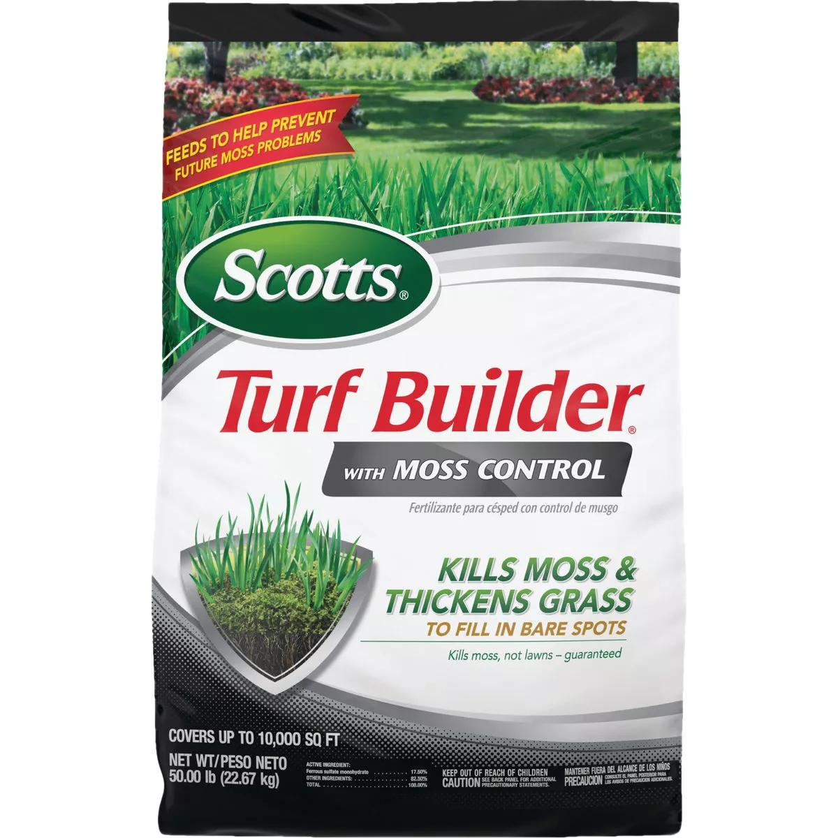 Scotts Turf Builder Triple Action 8000 Sq. Ft. 40 Lb. Moss Control ...