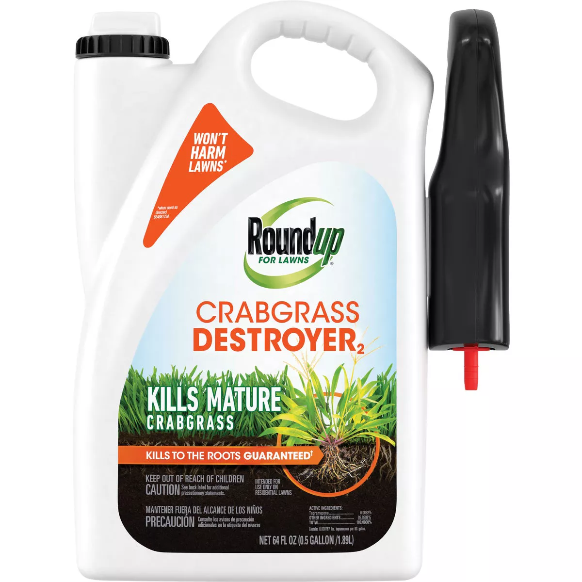 Roundup For Lawns Crabgrass Destroyer2 1/2 Gal Ready To Use Trigger ...
