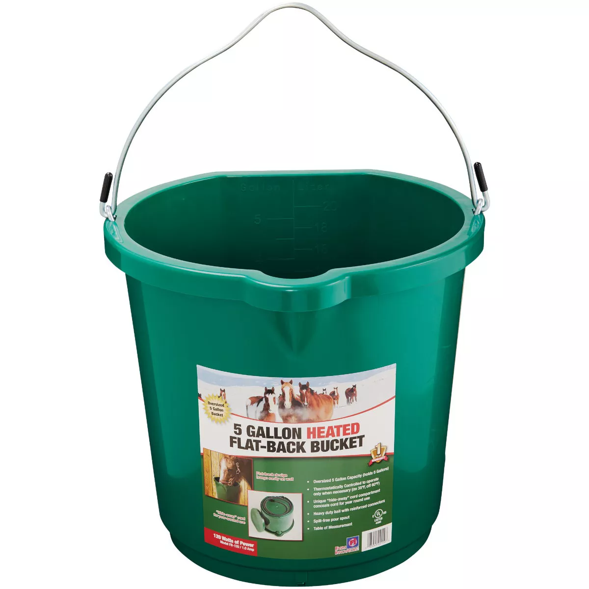 Farm Innovators 5 Gal. 130W 120V Heated Bucket | Do it Best
