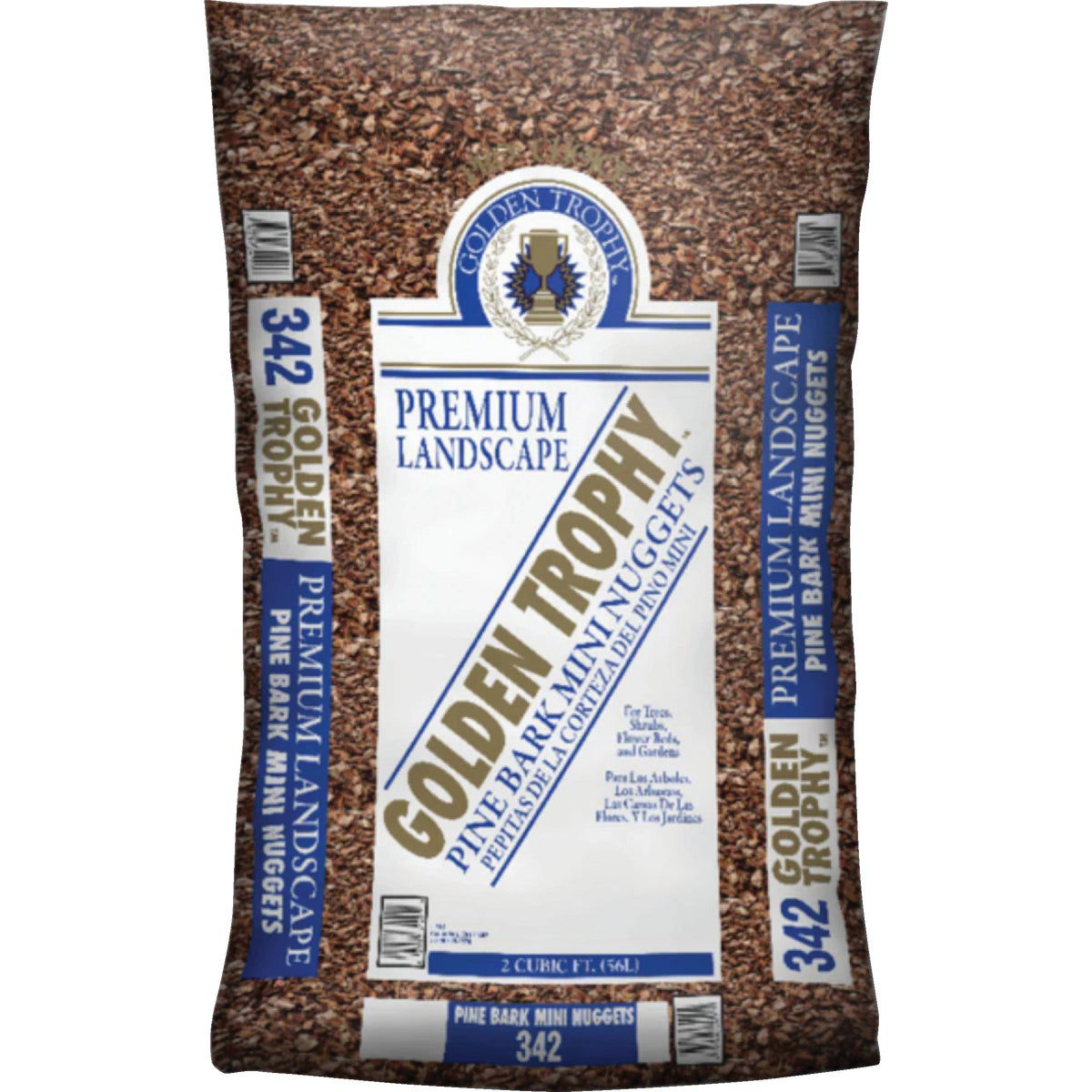 Landscape Select 2 Cu. Ft. Mini Pine Decorative Bark Mulch Nuggets | Do ...