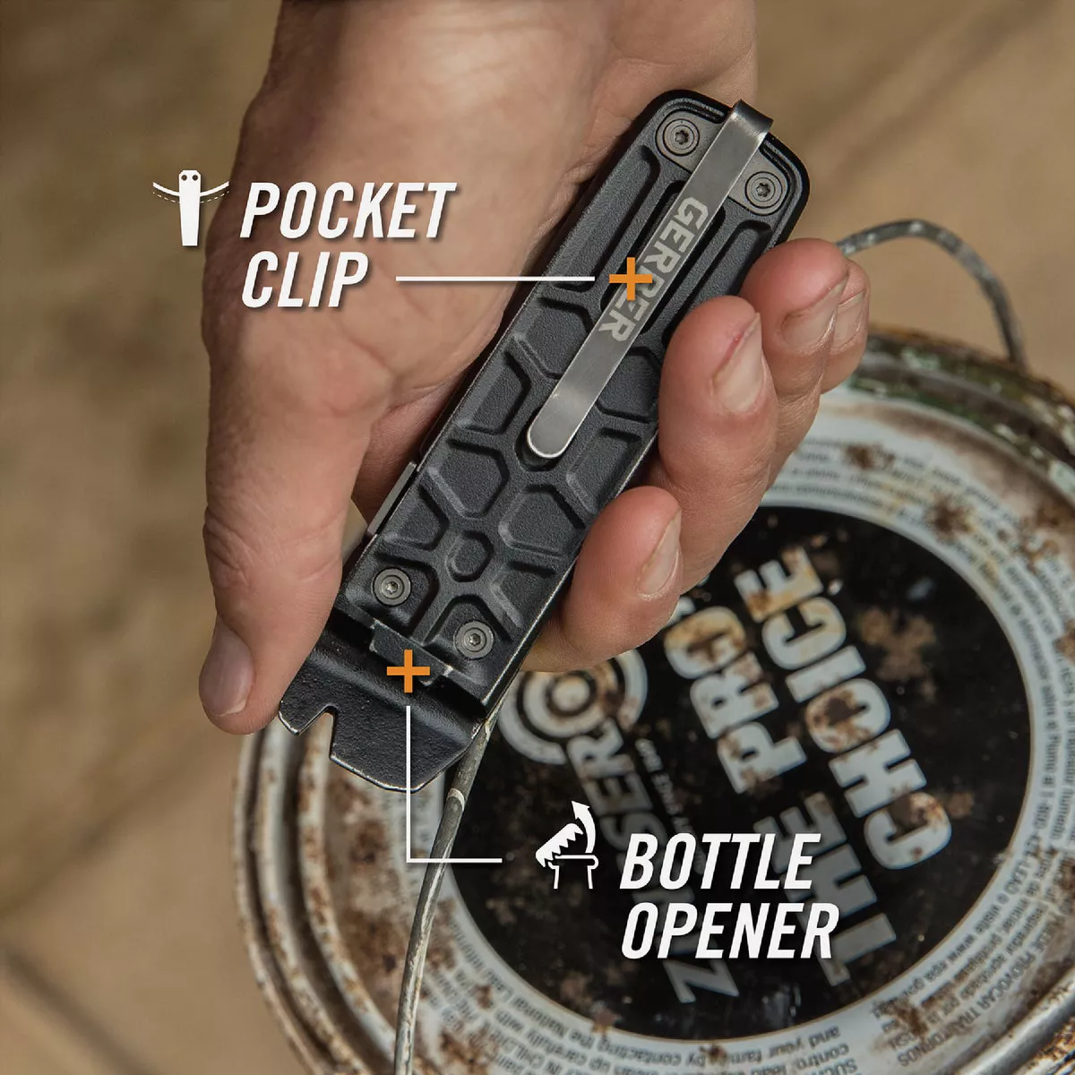 Gerber Pocket Lockdown Slim Pry Multi-Tool | True Value Hardware