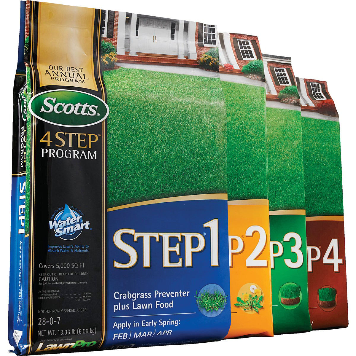 Scotts 4 Step Program Step 4 12 50 Lb 5000 Sq Ft Fall Lawn Food Do