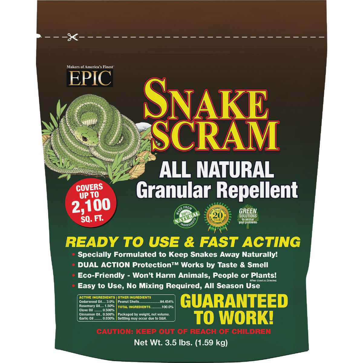 Snake Scram 3.5 Lb. Granular Snake Repellent | Do it Best