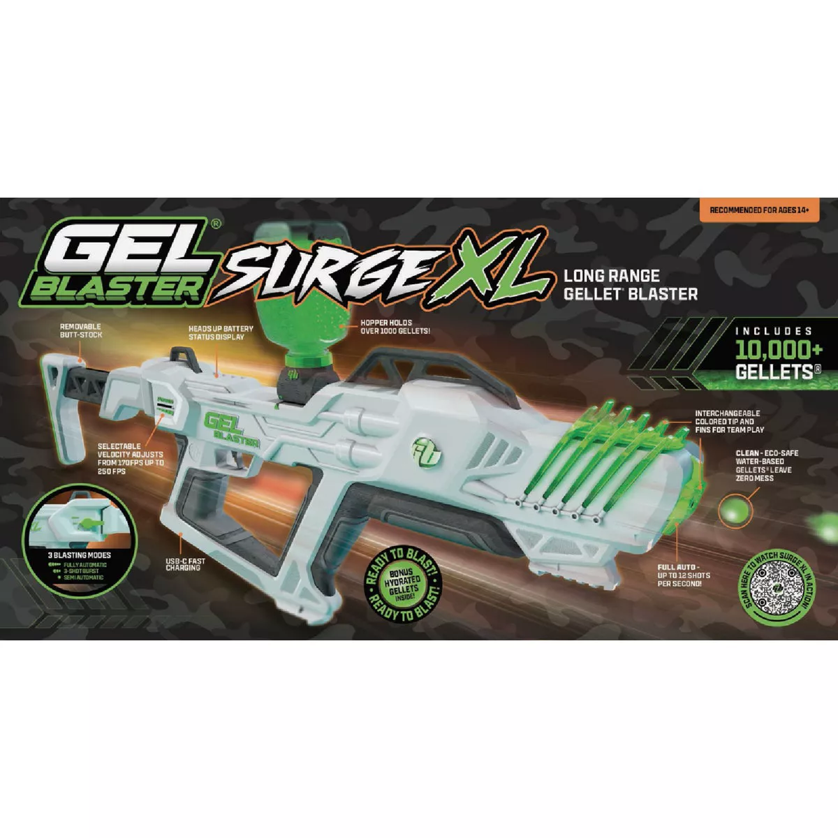 Gel Blaster Surge XL Rechargeable Water Gellet Toy Blaster | Do it Best