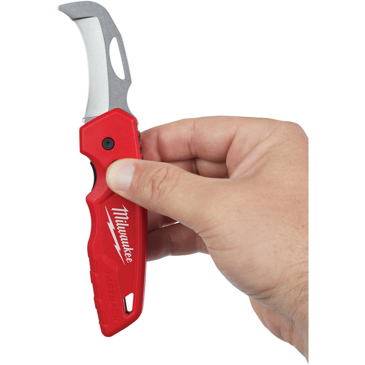 Milwaukee FASTBACK Blunt Tip Hawkbill 2.45 In. Folding Knife | Do it Best