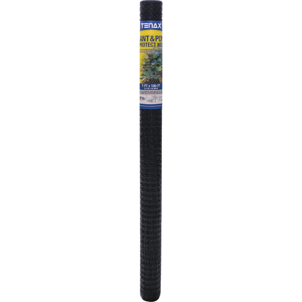 Tenax 3/4 In. x 3/4 In. Mesh 7 Ft. x 100 Ft. Black Plant & Pond Net ...