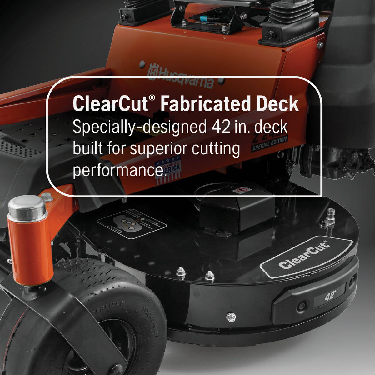 Husqvarna Z242F Special Edition 42 In. 21.5HP V-Twin Zero-Turn Riding ...