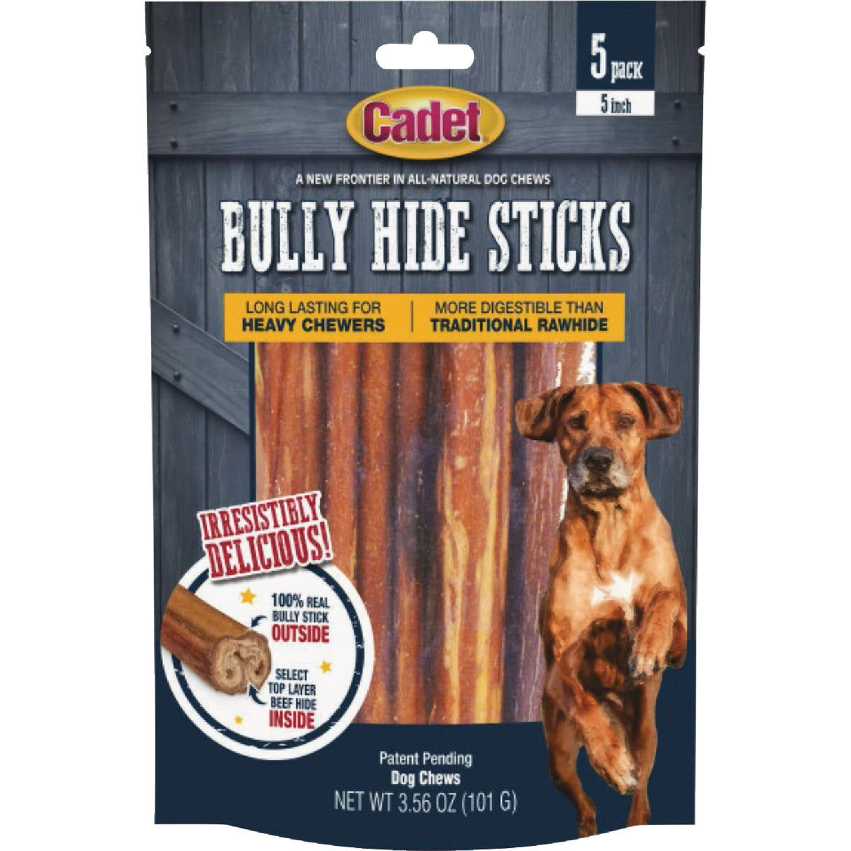 Cadet Small Bully Hide Sticks All-Natural Dog Chews (5-Count) | Do it Best