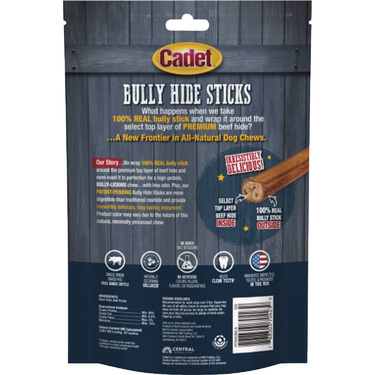 Cadet Small Bully Hide Sticks All-Natural Dog Chews (5-Count) | Do it Best