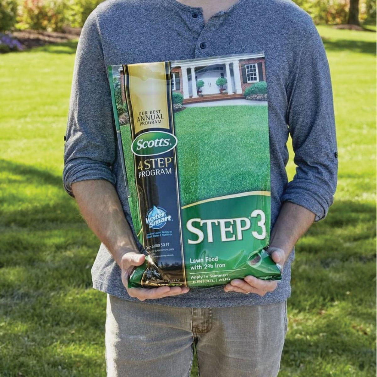 Scotts 4 Step Program Step 3 37.70 Lb. 15,000 Sq. Ft. Lawn Fertilizer ...