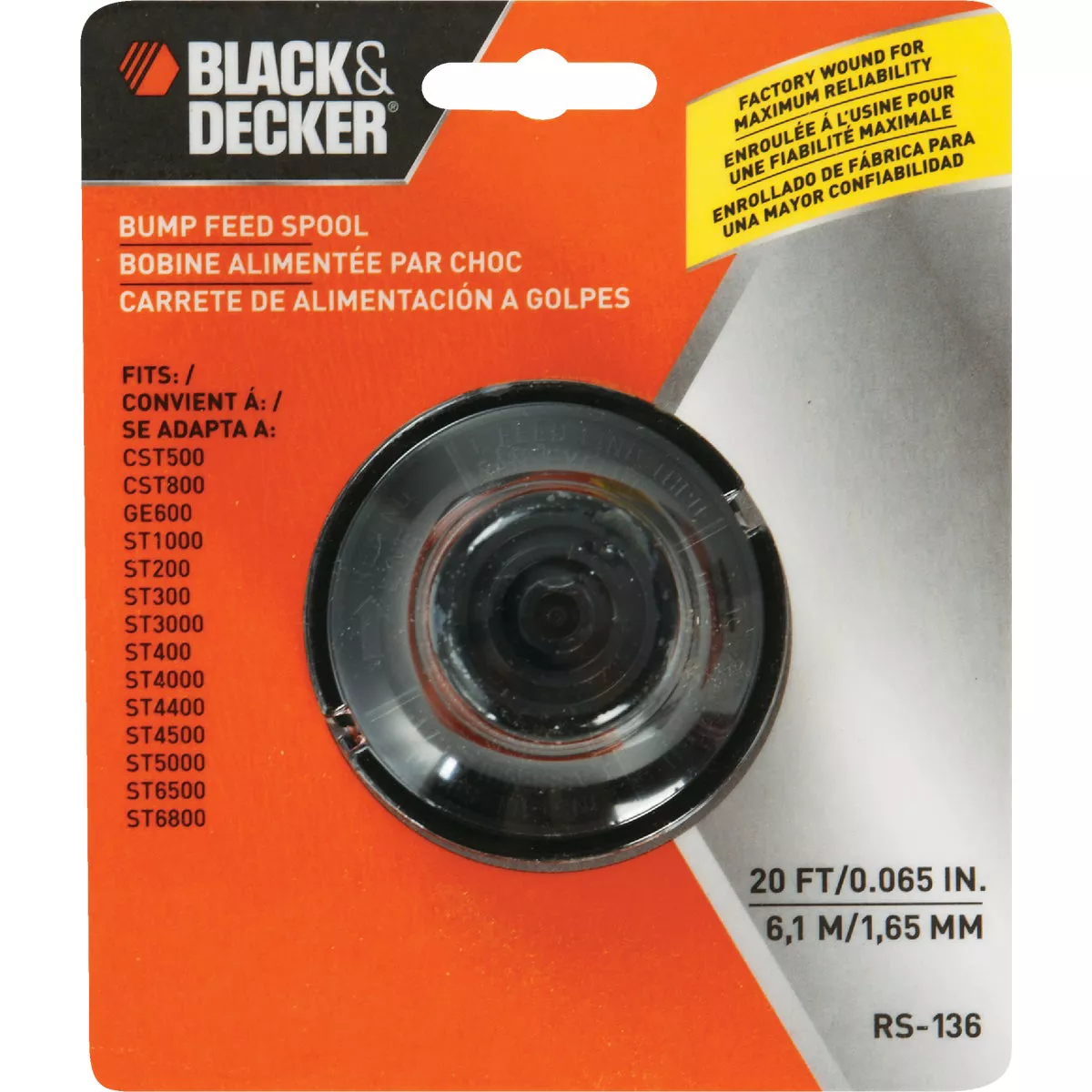 Black & Decker 0.065 In. x 20 Ft. Bump Feed Trimmer Line Spool | Do it Best