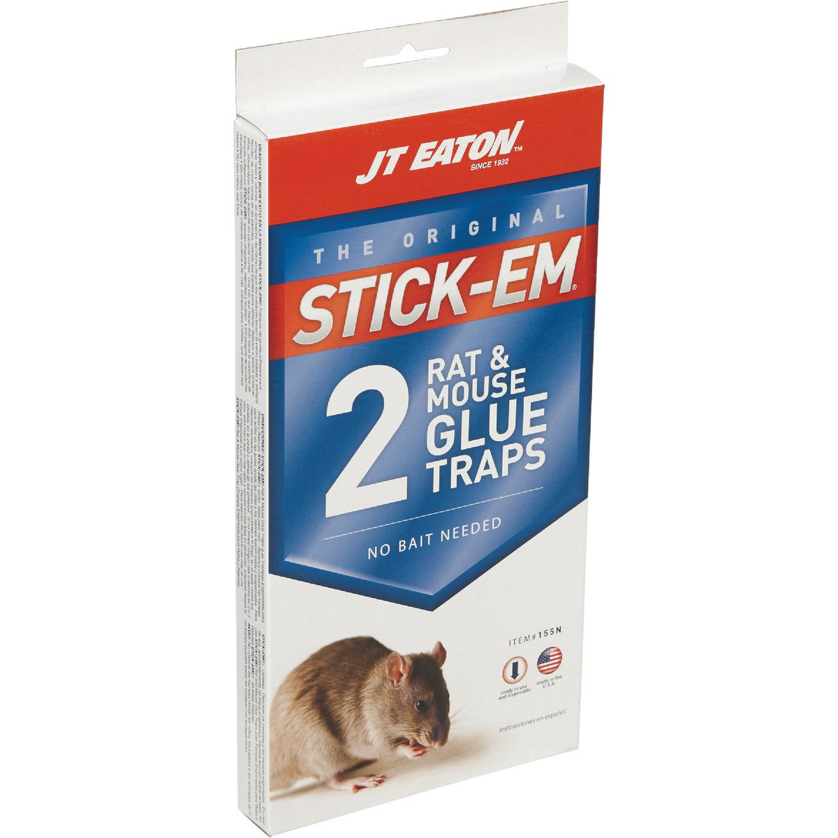 JT Eaton Stick-Em Glue Mouse & Rat Trap (2-Pack) | Do it Best
