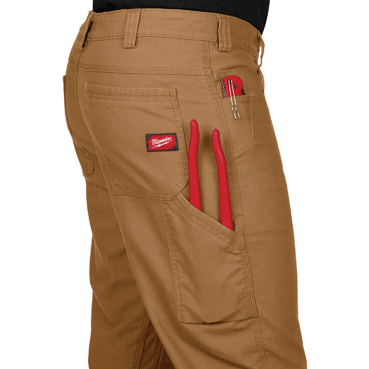 Milwaukee Flex Khaki 32 x 32 Heavy-Duty Work Pants | Do it Best