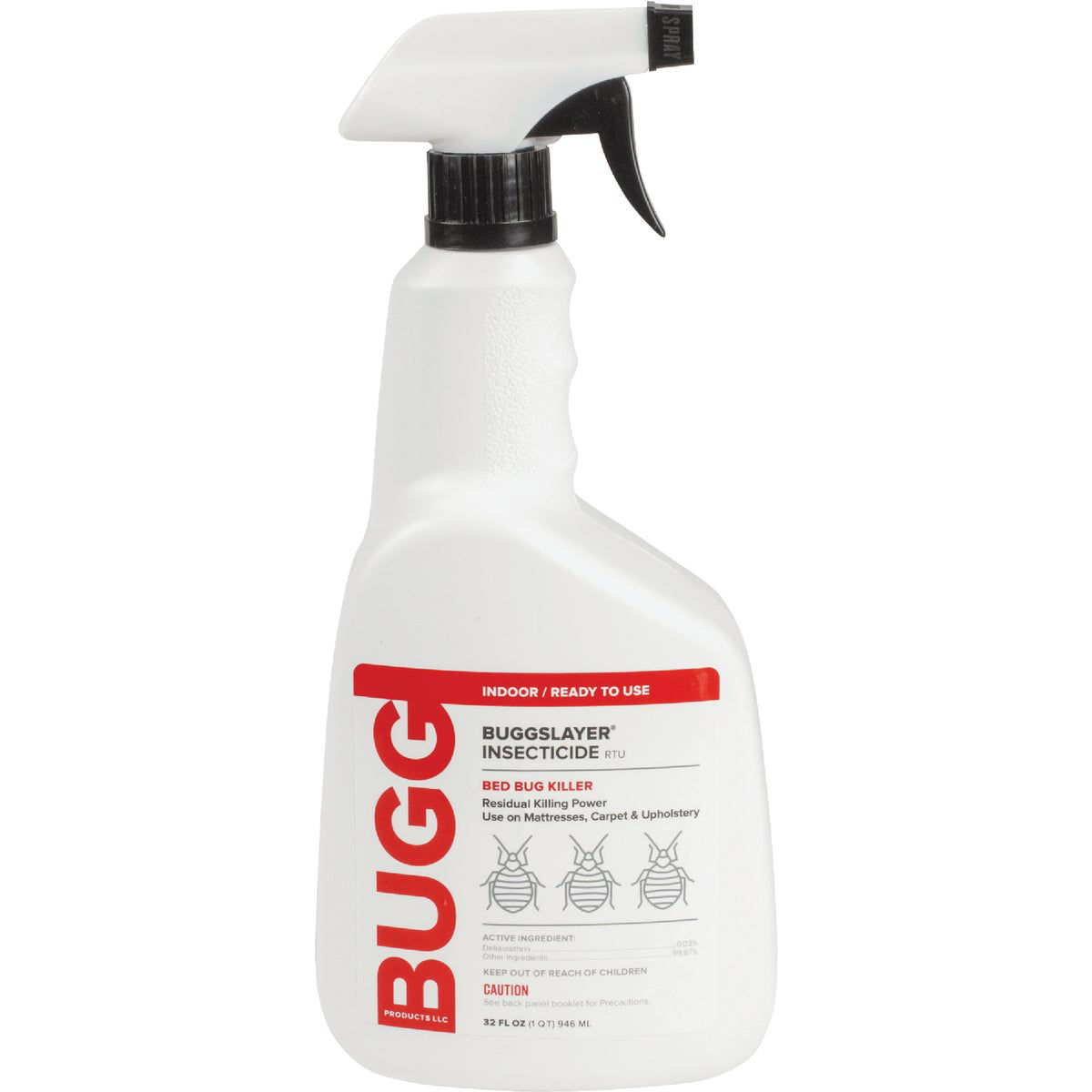 BUGG BUGGSLAYER 32 Oz. Ready To Use Trigger Spray Bed Bug Killer | Do ...