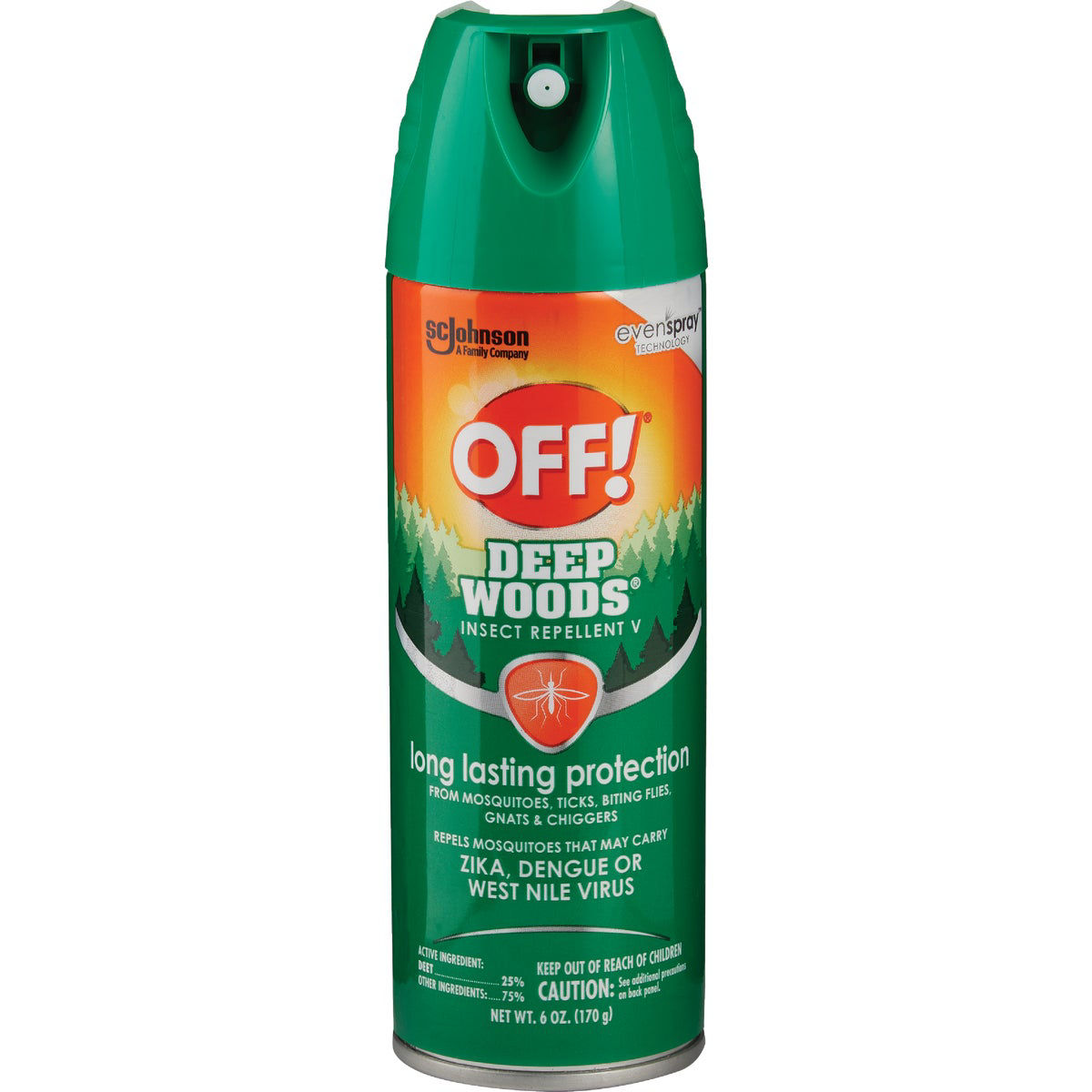 OFF! Deep Woods 6 Oz. Insect Repellent Aerosol Spray | Do it Best