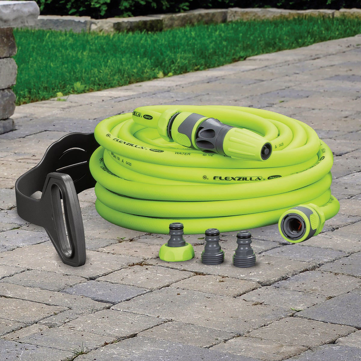 Flexzilla 1/2 In. Dia. x 50 Ft. L. Heavy Duty Garden Hose with Quick ...