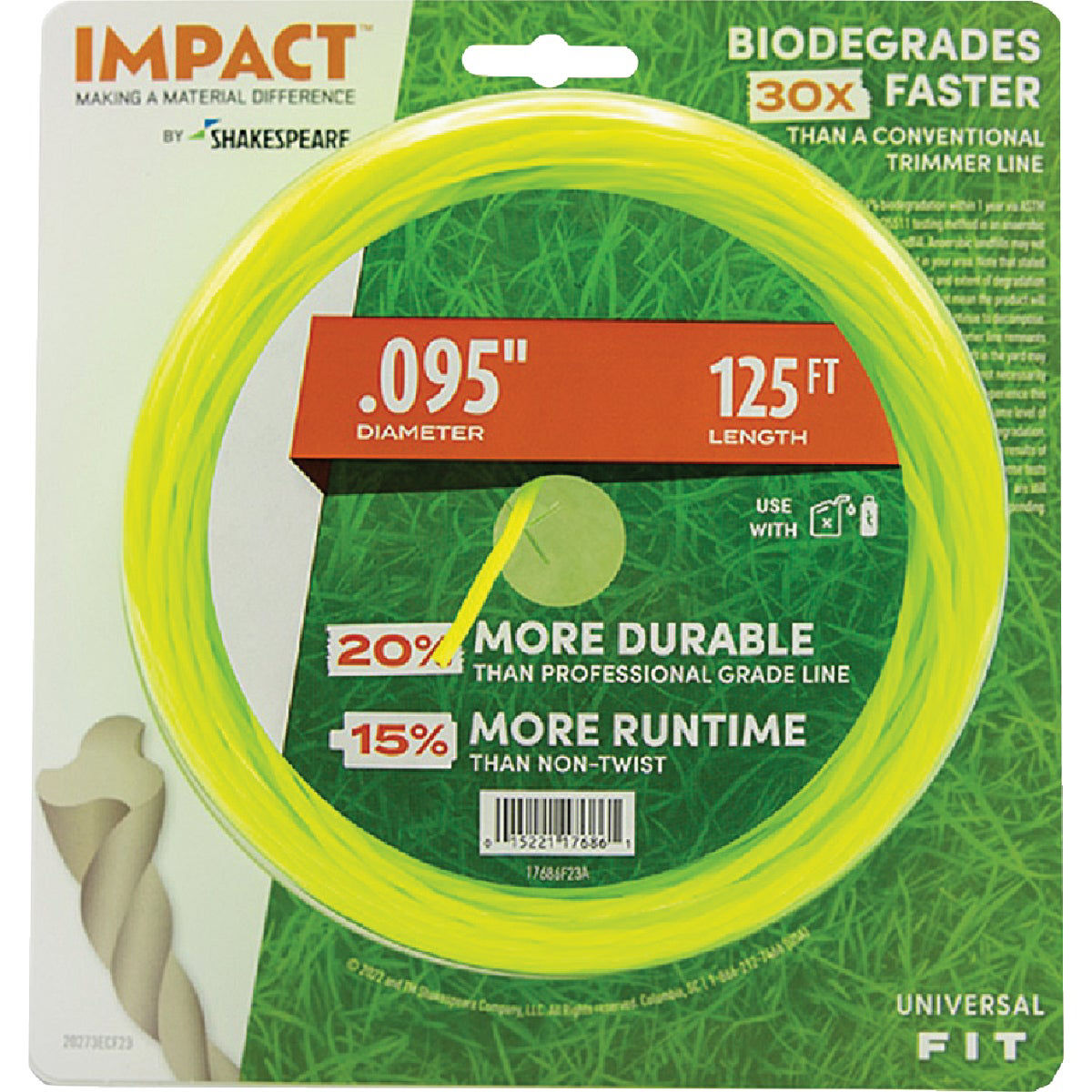 Shakespeare Impact .095 In. x 125 Ft. Trimmer Line | Do it Best