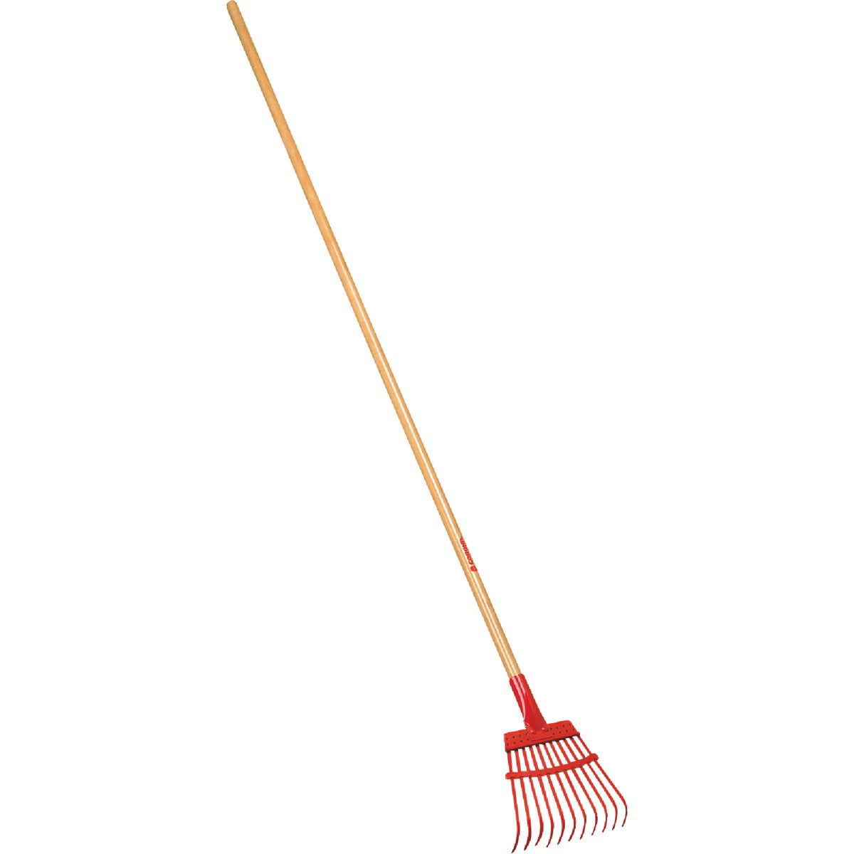 Corona 8 In. Steel Head Shrub Rake with 54 In. Wood Handle (11-Tine ...