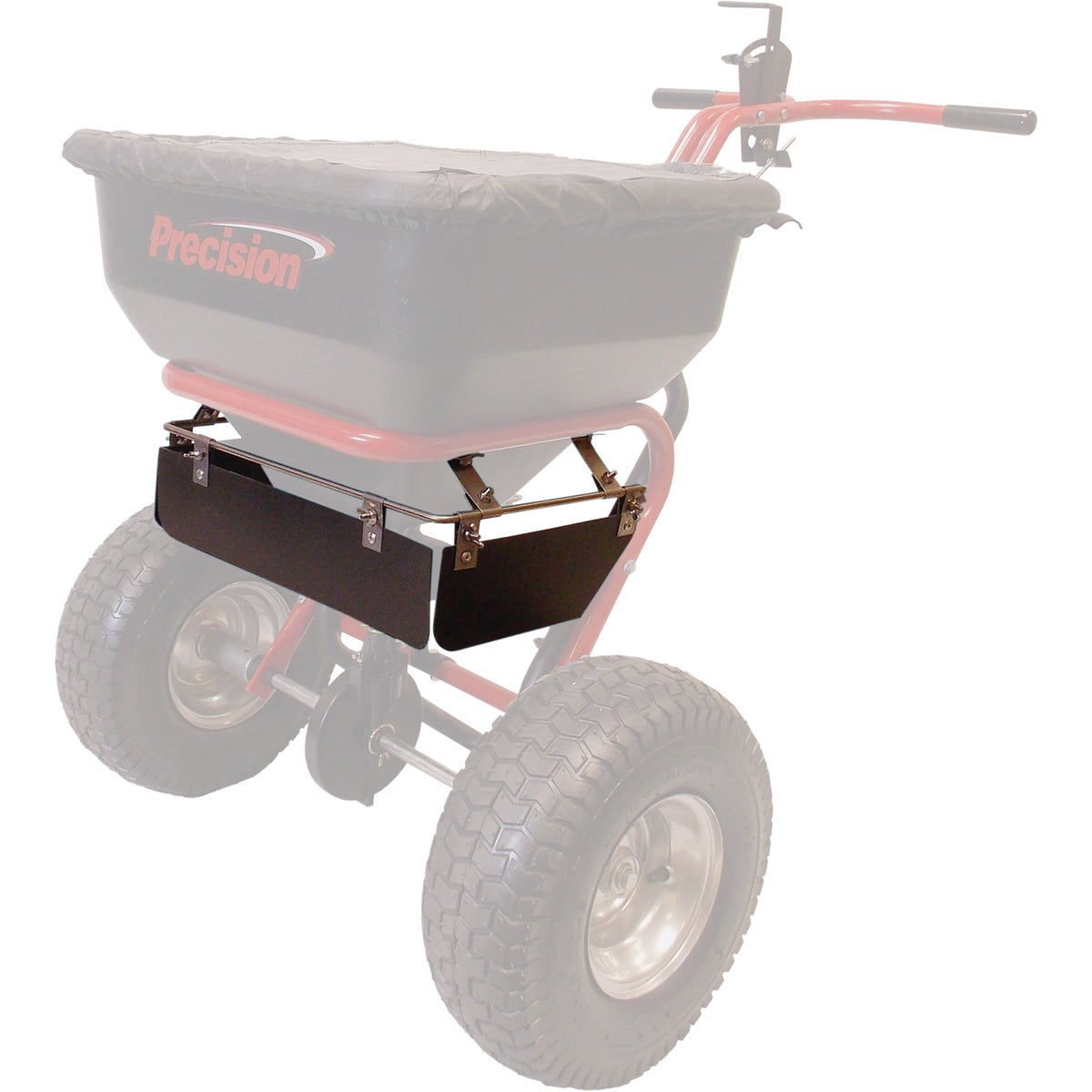 Precision 130 Lb. T-Handle Direct Drive Ice Melt Spreader with Cover ...