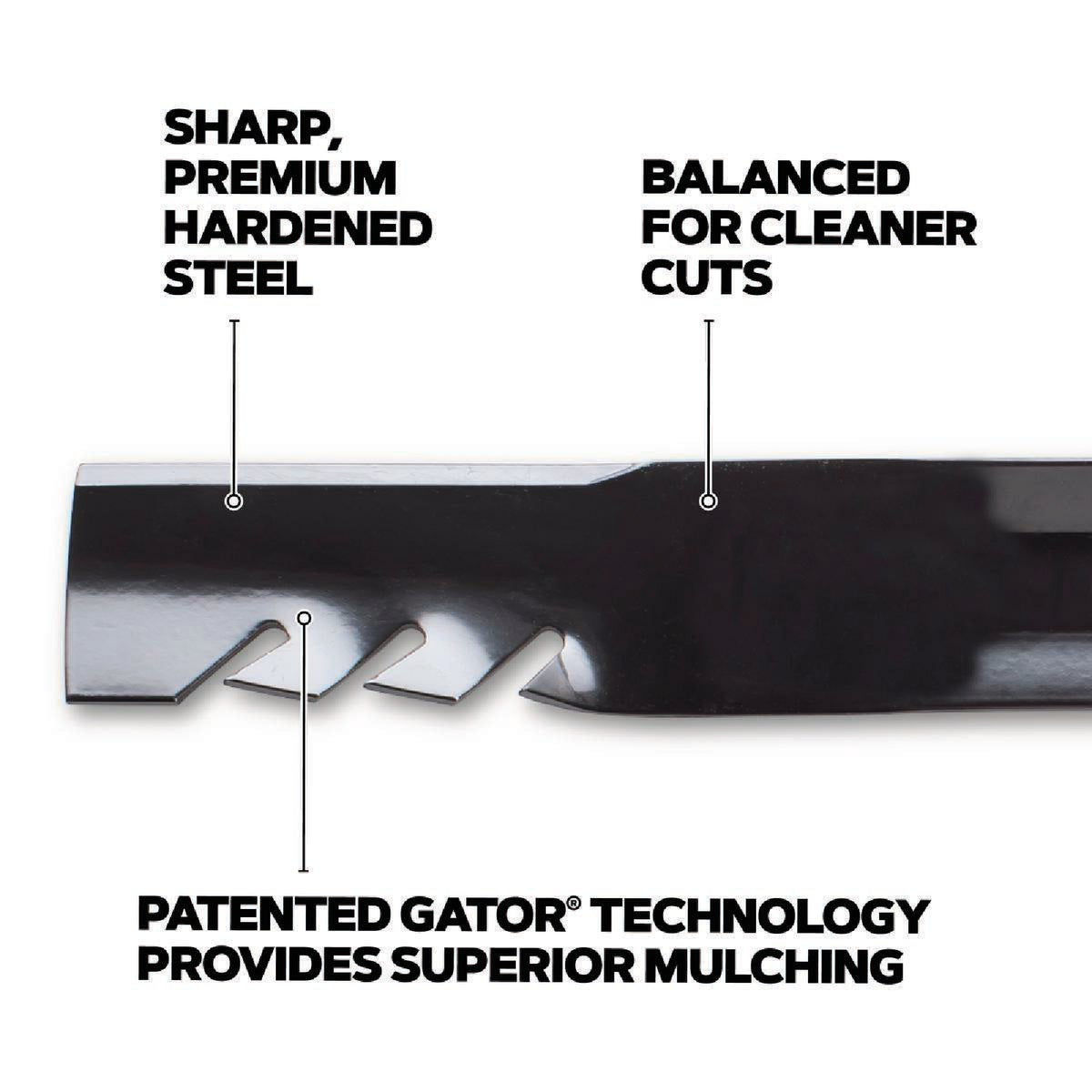 Oregon G3 Gator 42 In. Deck Riding Lawnmower Blade - Fits Cub-Cadet ...