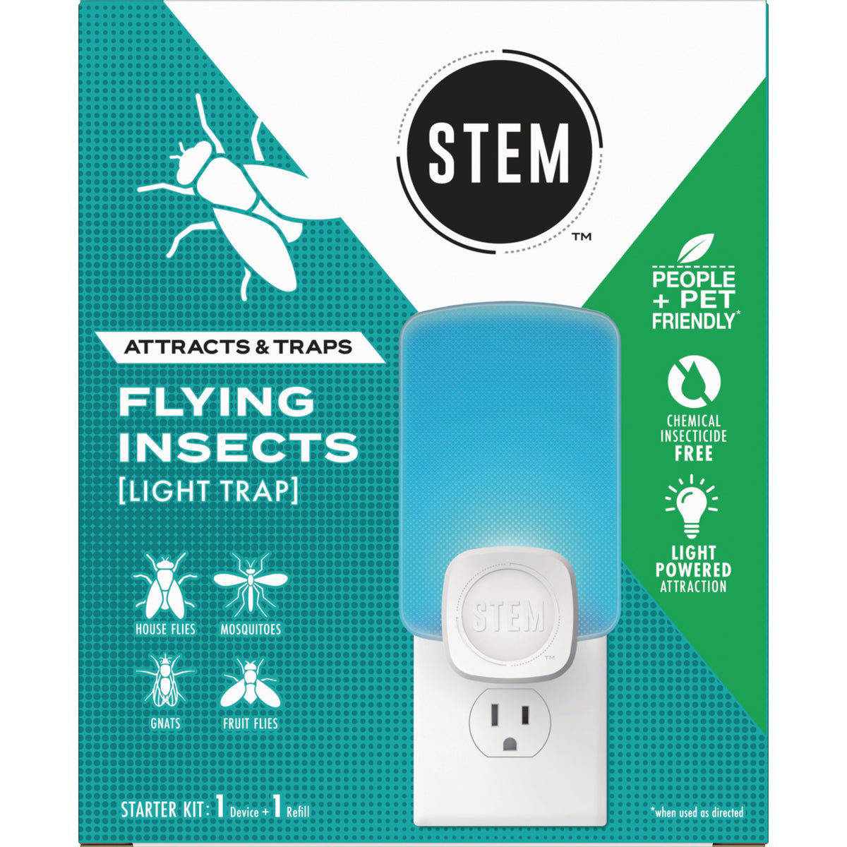Stem Reusable Indoor Flying Insects Light Trap Starter Kit Do It Best