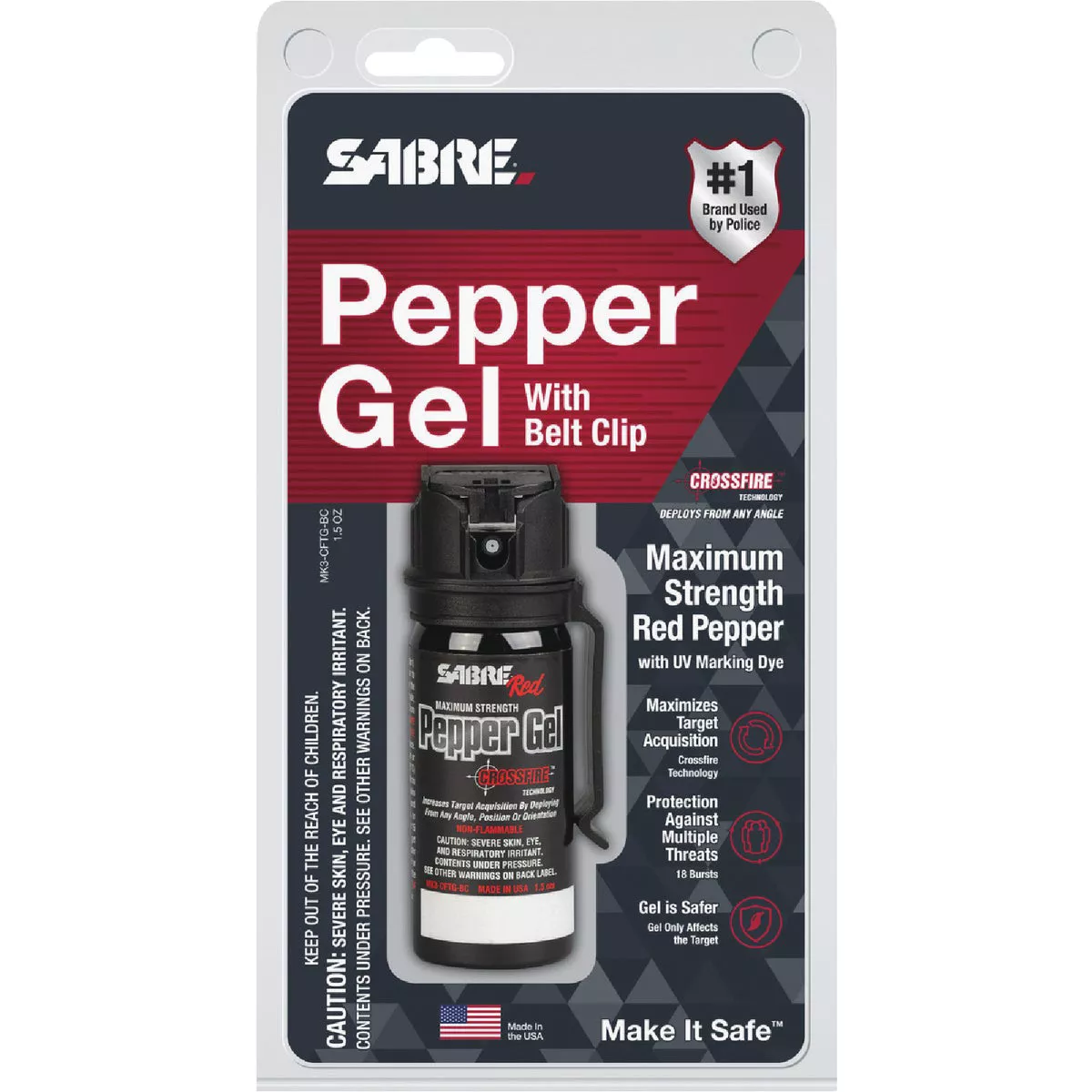 Sabre Crossfire 1.5 Oz. Pepper Gel | True Value Hardware
