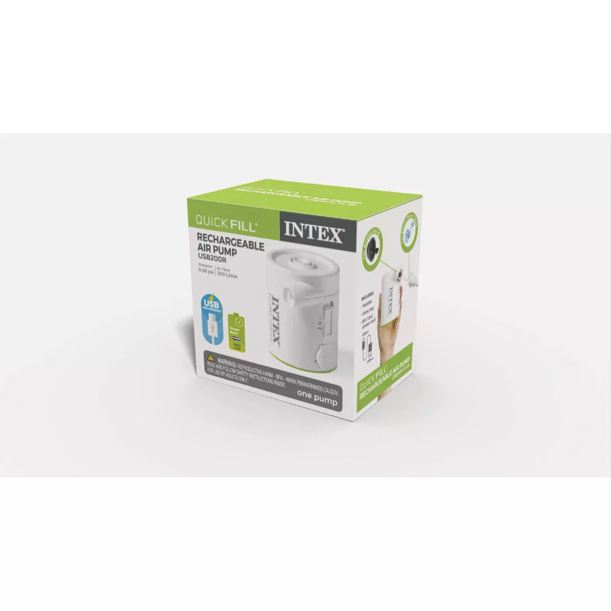 Intex Quick-Fill USB Rechargeable Electric Air Pump | True Value Hardware