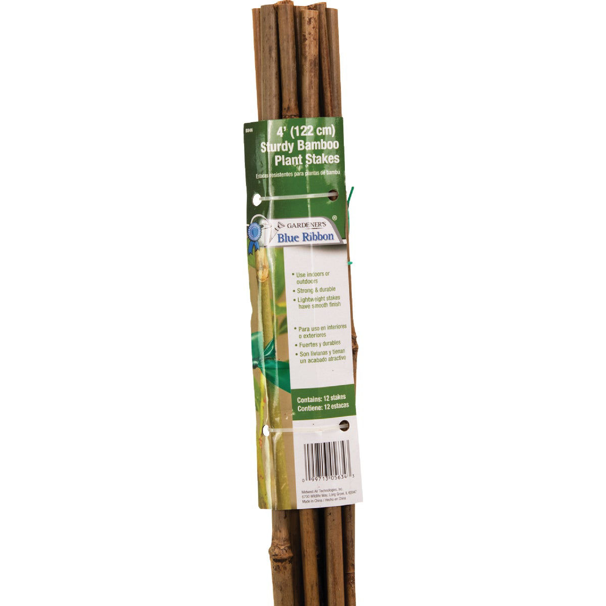 Gardener's Blue Ribbon 4 Ft. Bamboo Plant Stake (12-Pack) | Do it Best
