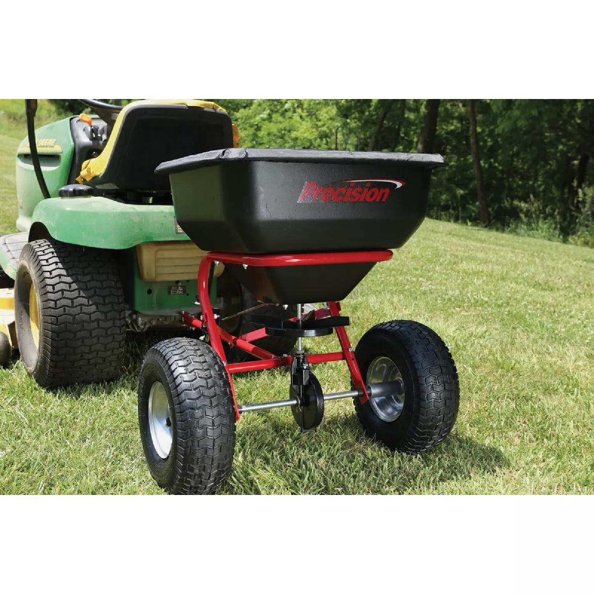 Precision Direct Drive 130 Lb. Tow Broadcast Spreader with Cover | Do ...