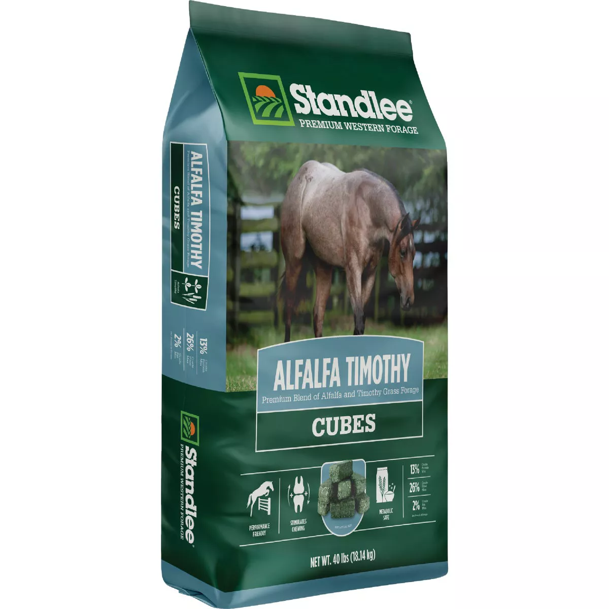 Standlee Premium Western Forage 40 Lb. Alfalfa & Timothy Cubes | Do it Best