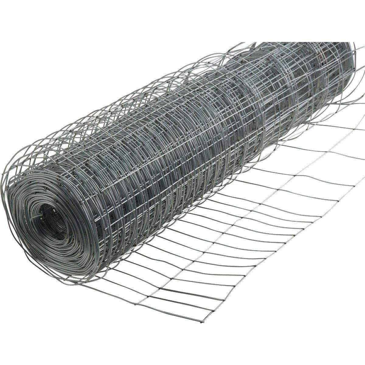 Rabbit Guard 28 In. H. x 50 Ft. L. Galvanized Wire Garden Fence, Silver ...