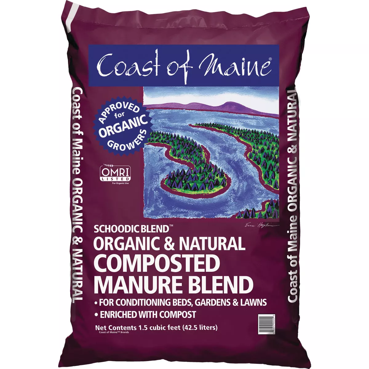 Coast of Maine Schoodic Blend 40 Lb. 1 Cu. Ft. Organic & Natural ...