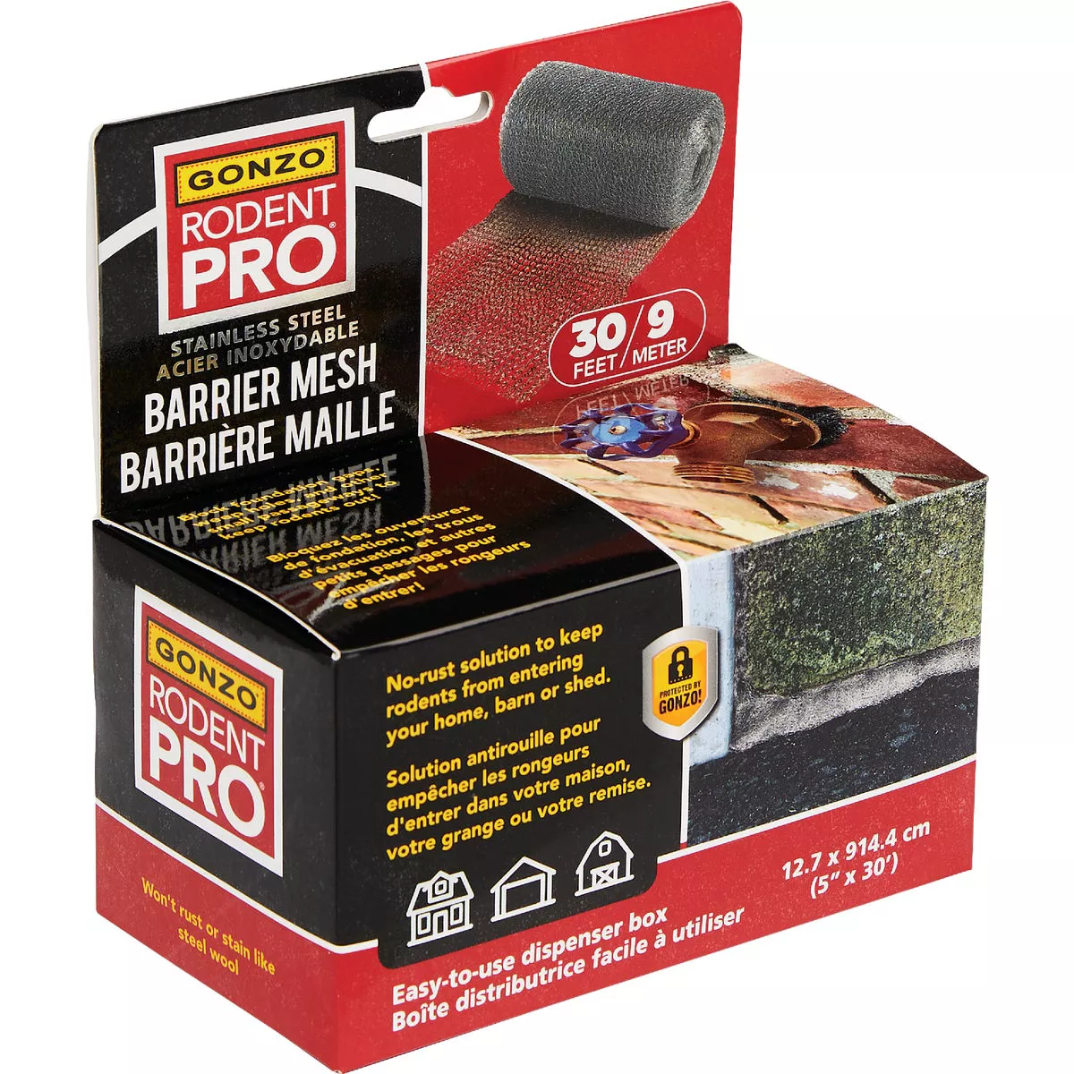 Gonzo RodentPro 5 In. x 30 Ft. Stainless Steel Barrier Mesh | Do it Best