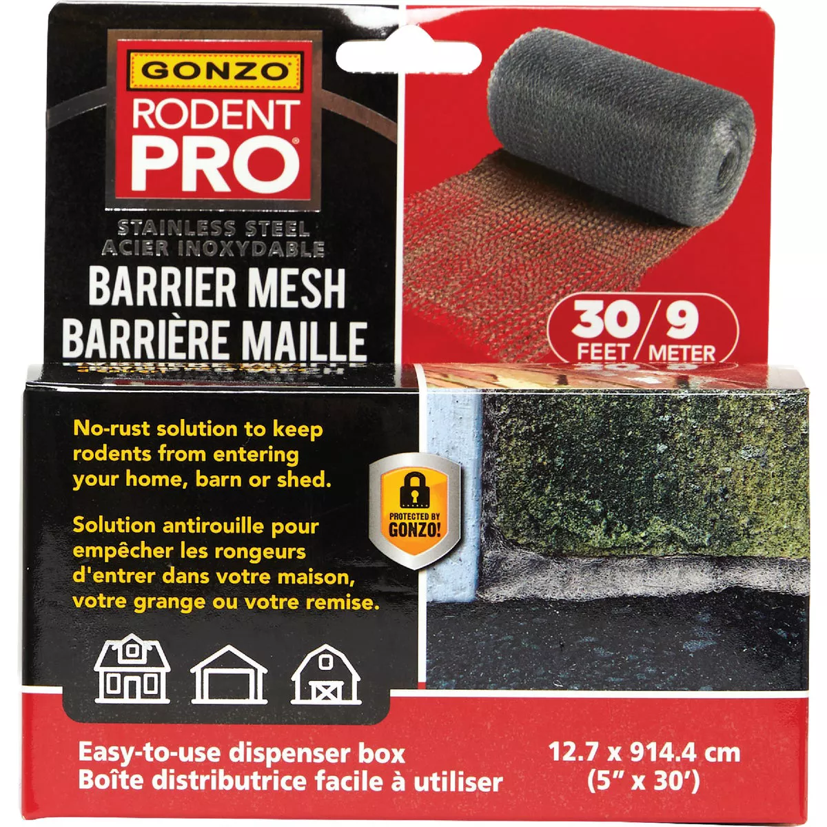 Gonzo RodentPro 5 In. x 30 Ft. Stainless Steel Barrier Mesh | Do it Best