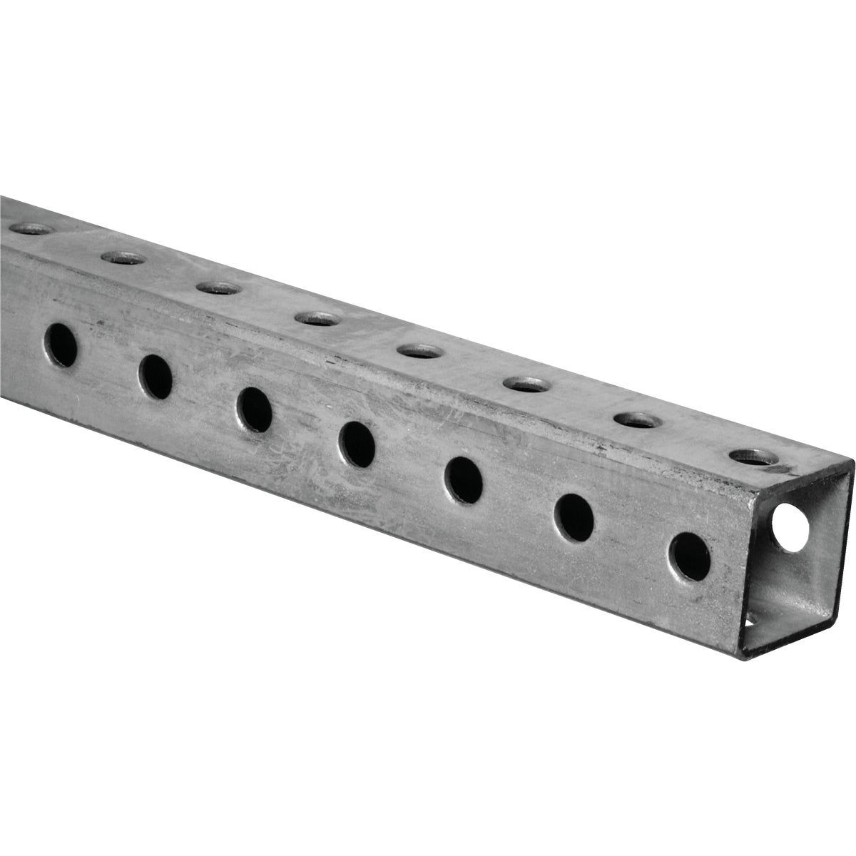 Hillman Steelworks 1-1/2 In. x 3 Ft. Steel Perforated Square Tube | Do ...