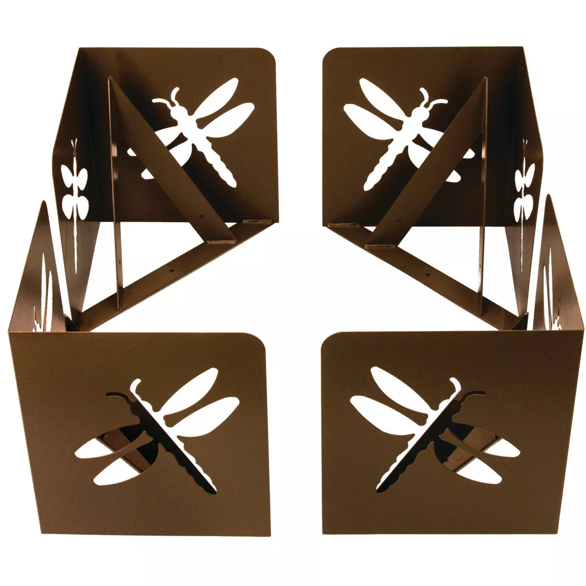 Bloom Instabrace Brown Steel Dragonfly Raised Garden Bed Bracket (4 ...