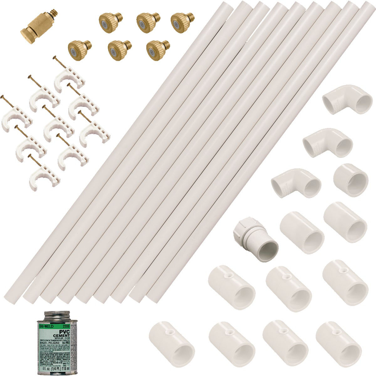 Orbit Az Mist 1/2 In. x 12 Ft. PVC Outdoor Misting Kit | Do it Best