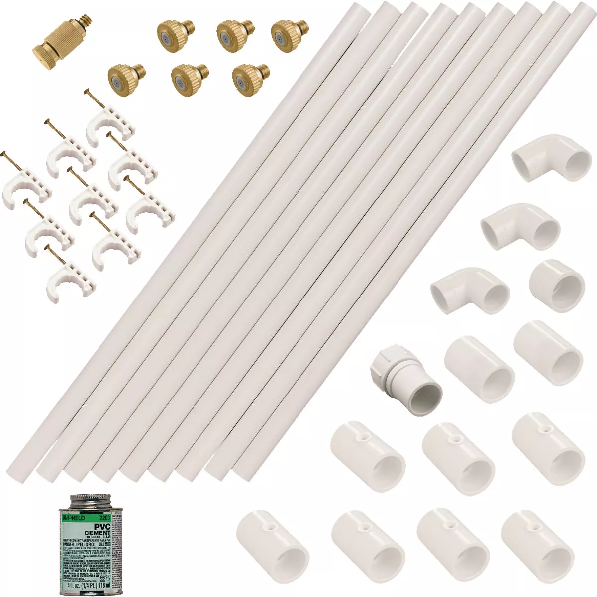 Orbit Az Mist 1/2 In. x 12 Ft. PVC Outdoor Misting Kit | Do it Best