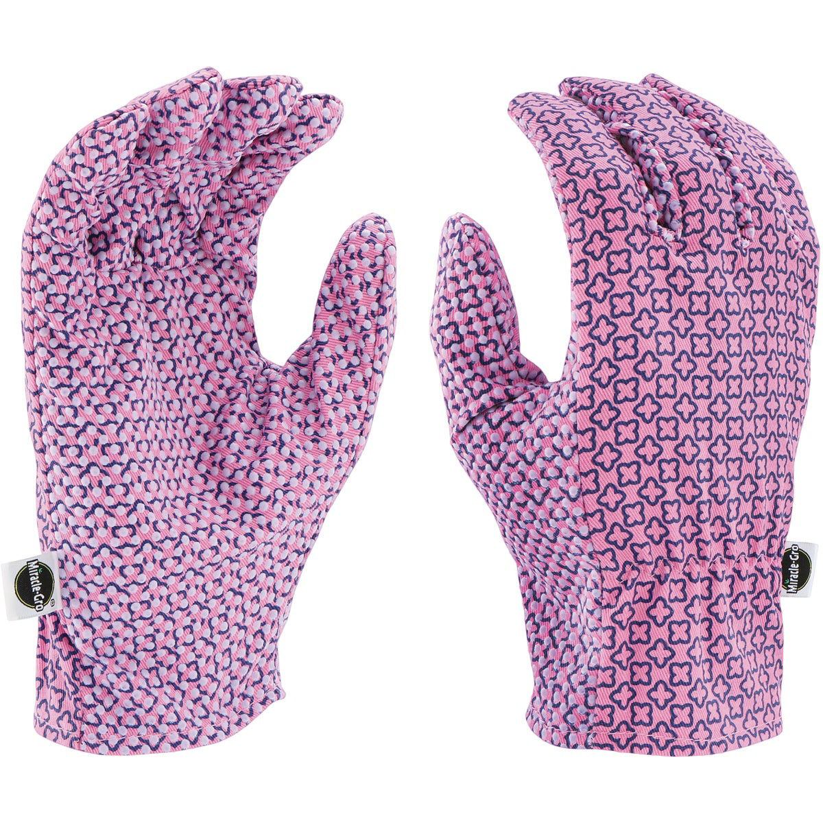 Miracle-Gro Women's Medium/Large Polyester & Cotton Pink Garden Glove ...