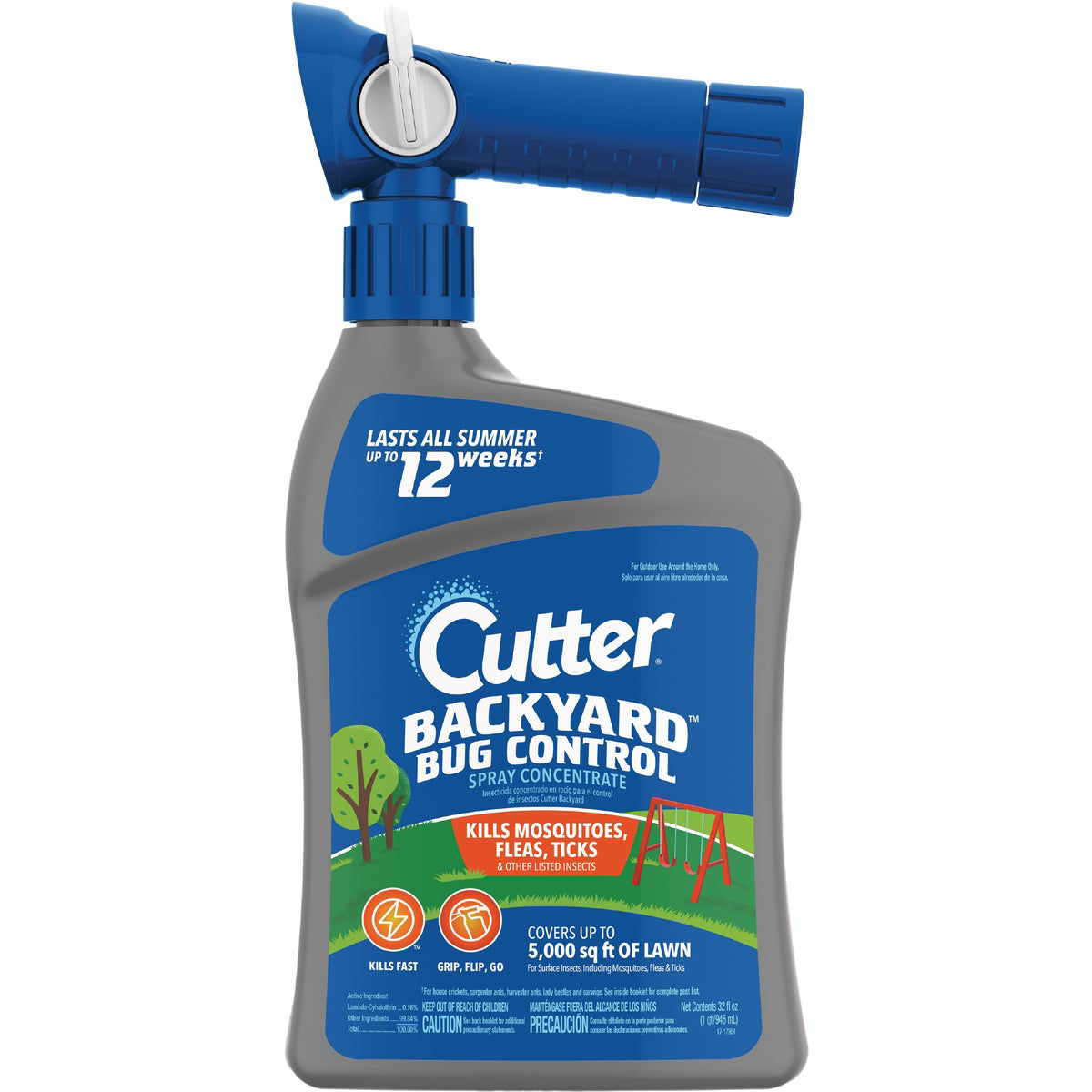 Cutter Backyard Bug Control 32 Oz. Ready To Spray Hose End Mosquito ...