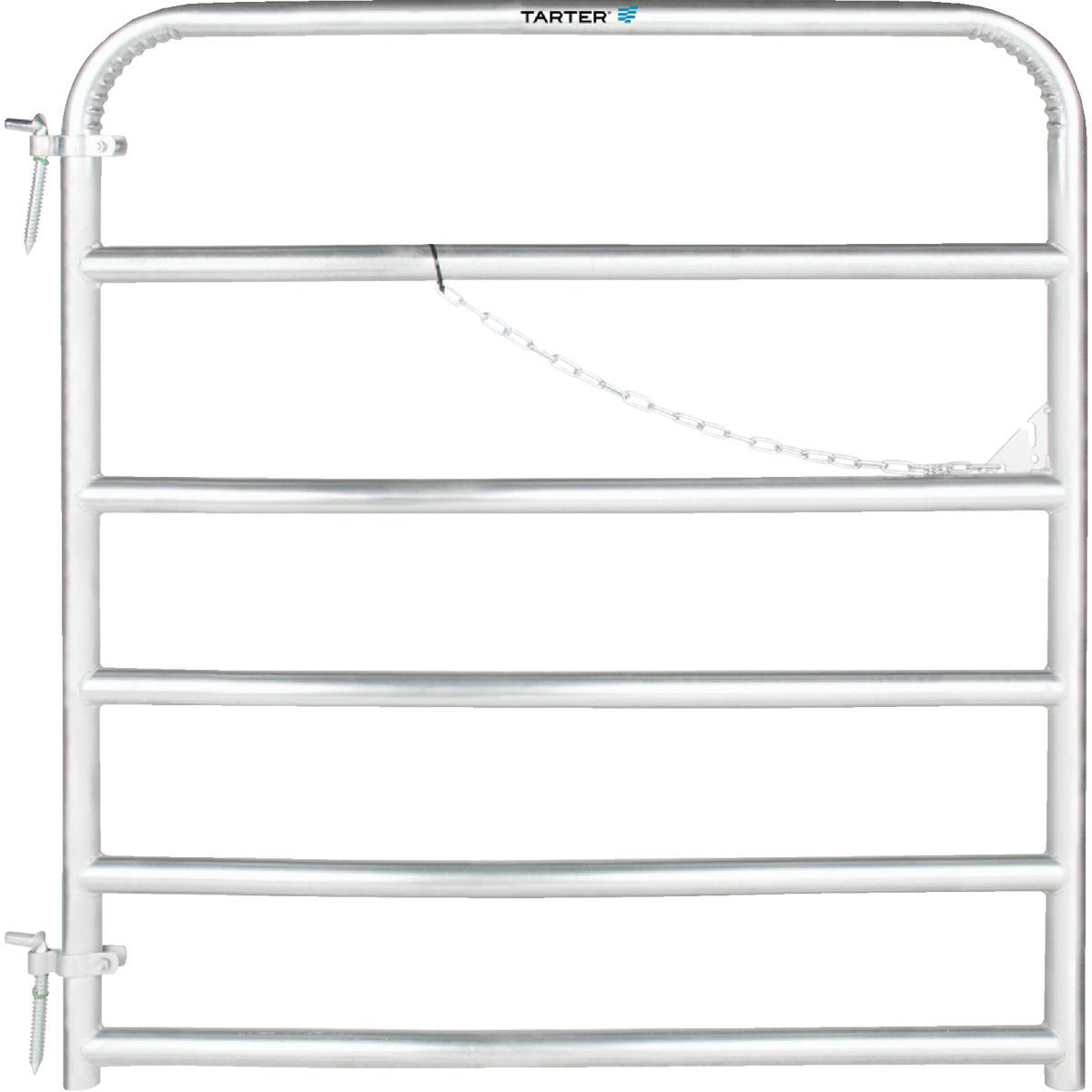 Tarter 50 In. H. x 4 Ft. L. x 1-3/4 In. Tube Diameter Galvanized Tube ...