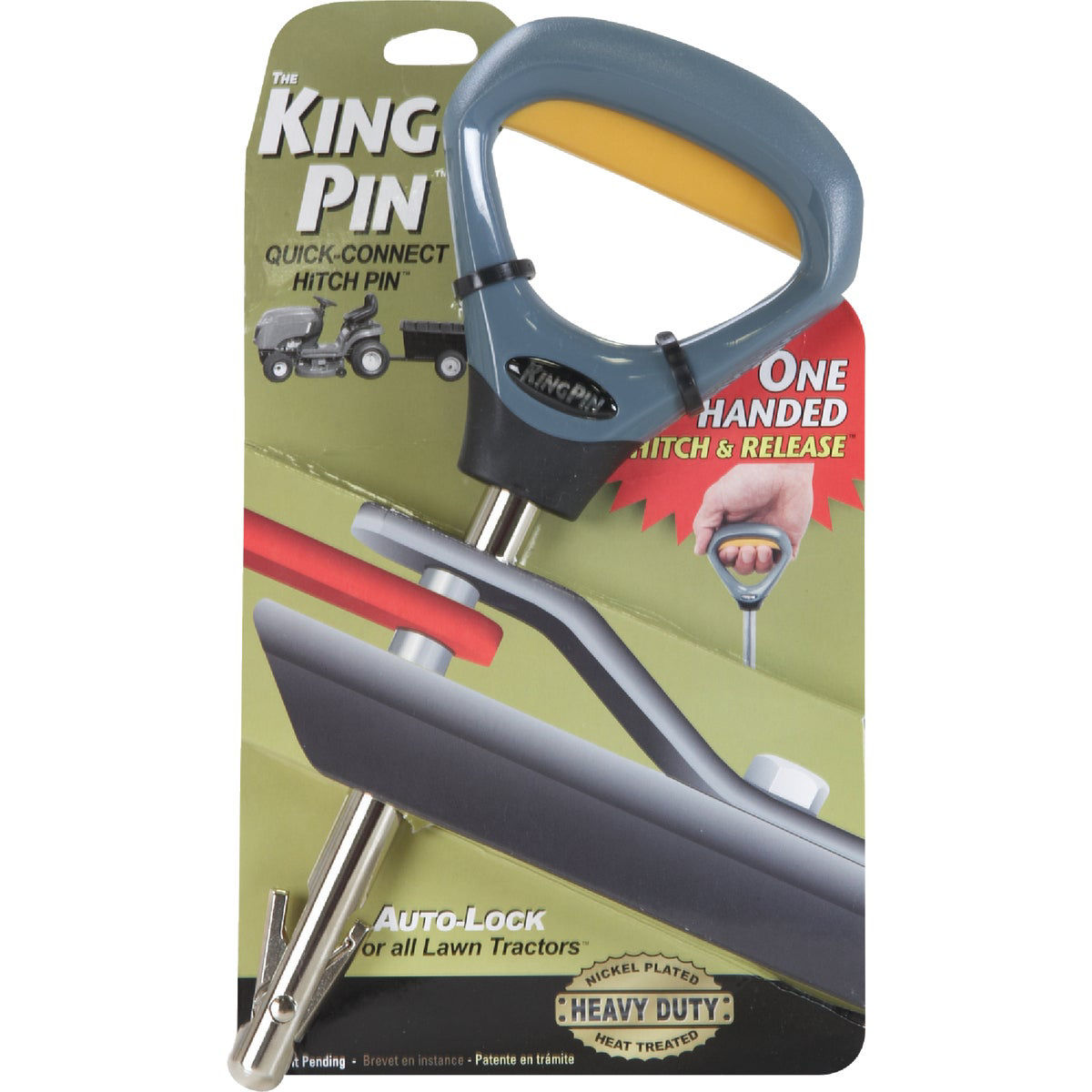 King Pin 1/2 In. x 4 In. Auto-Lock Hitch Pin | Do it Best